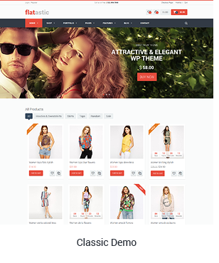 Flatastic – Versatile MultiVendor WordPress Theme